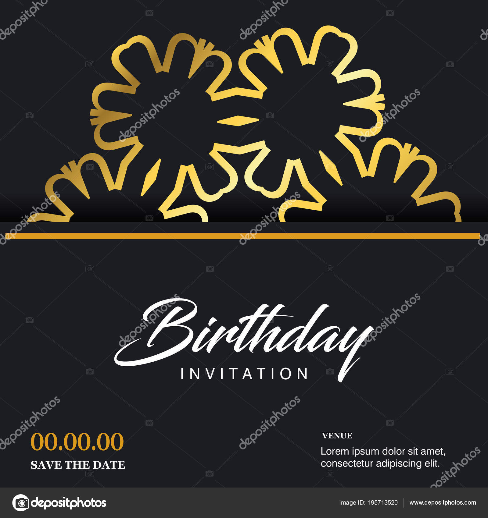 Festive Design Colourful Birthday Card Stock Vector by ©ibrandify 195713520