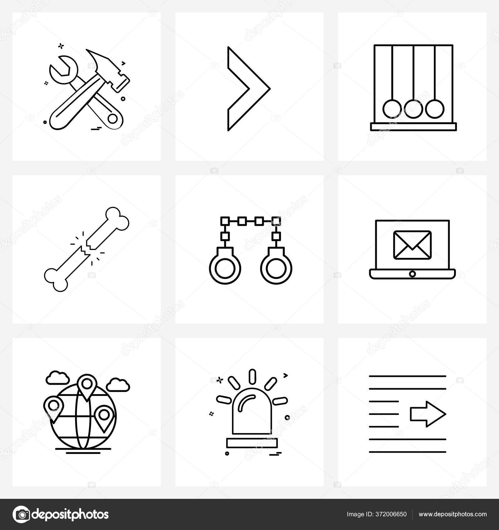 Universal Icons Pixel Perfect Symbols Lawyer Injury Park Fracture ...