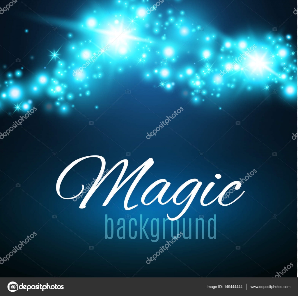 Fairy Dust Background Blue