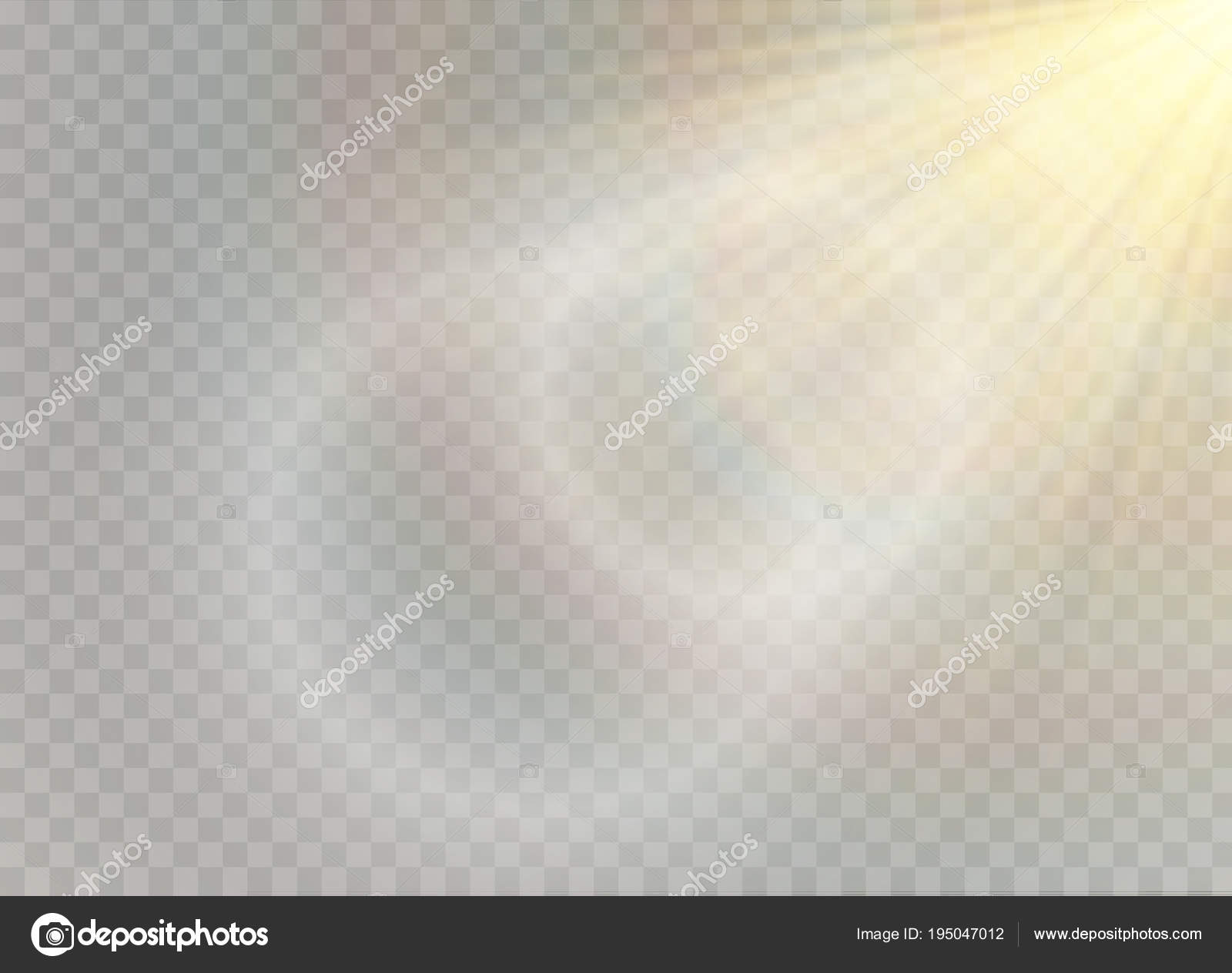 Vector transparent sunlight special lens flare light effect. Christmas ...