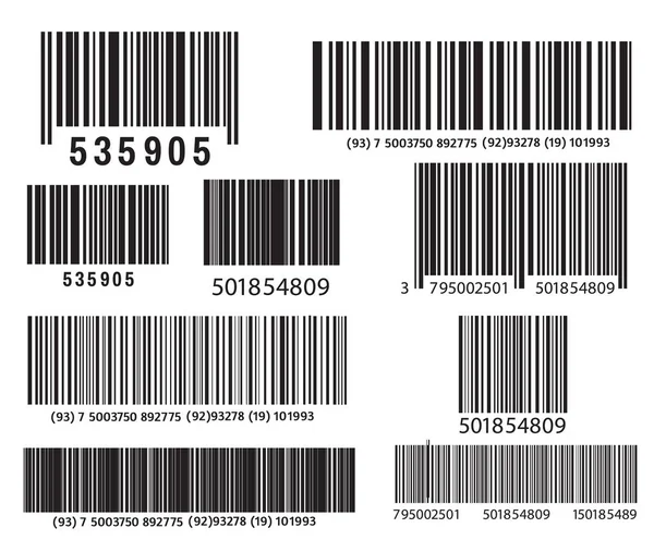 Realistic bar code icon. A modern simple flat barcode. Marketing, the ...