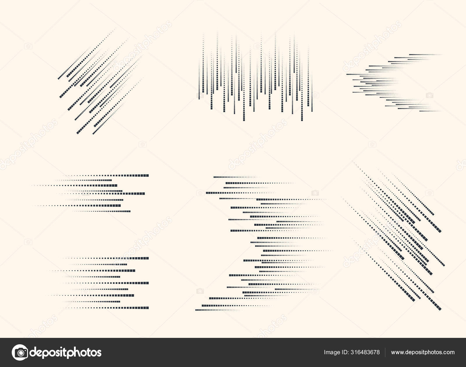Set speed lines Stock Vector by ©roman11998866@gmail.com 316483678