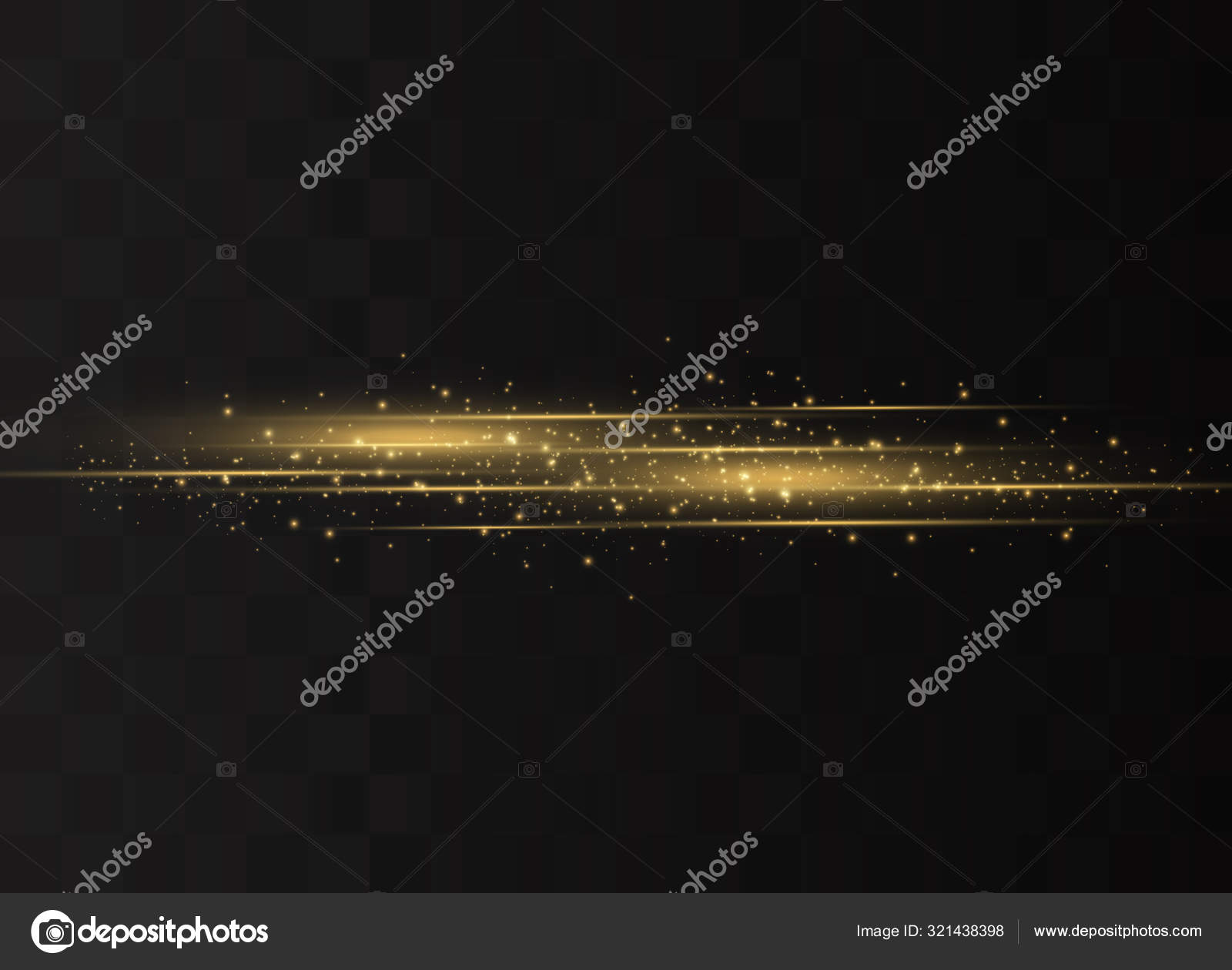 Yellow horizontal rays. Stock Vector Image by ©roman11998866@gmail.com ...