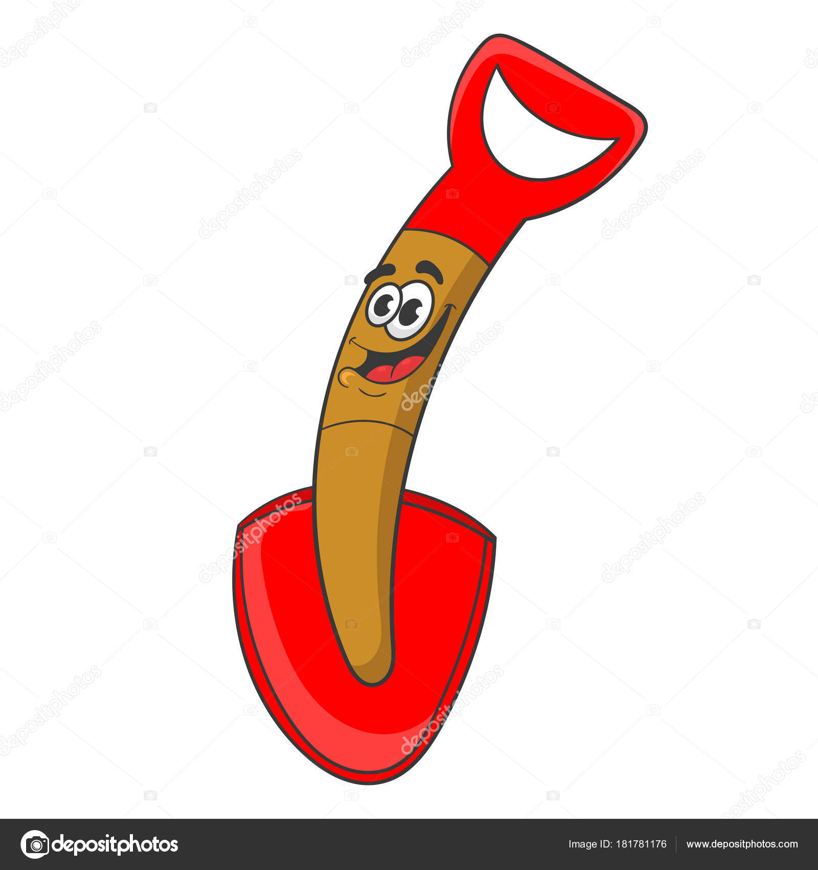 Ilustración vector pala de dibujos animados vector, gráfico vectorial © korobula imagen #181781176