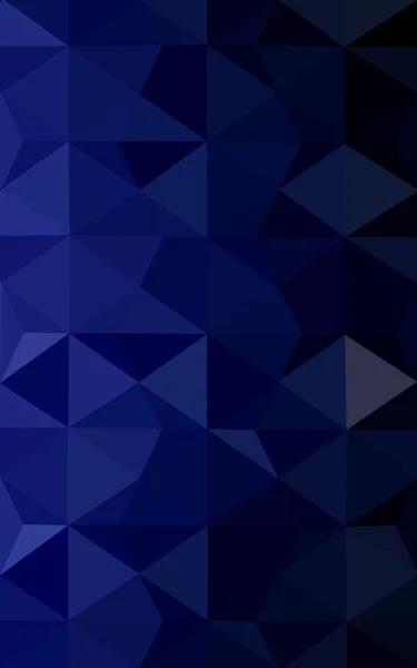 Dark blue polygonal design pattern, which consist of triangles and ...