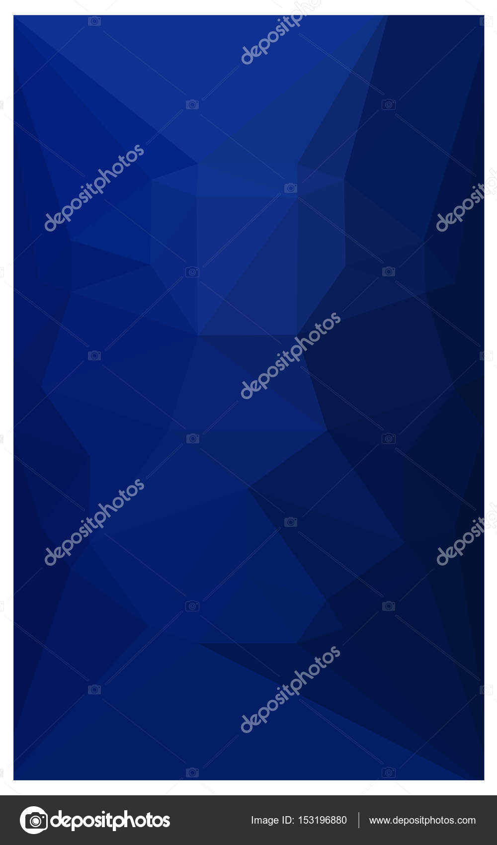 DARK BLUE Beautiful Geometric Gemstone background with a large diamond ...