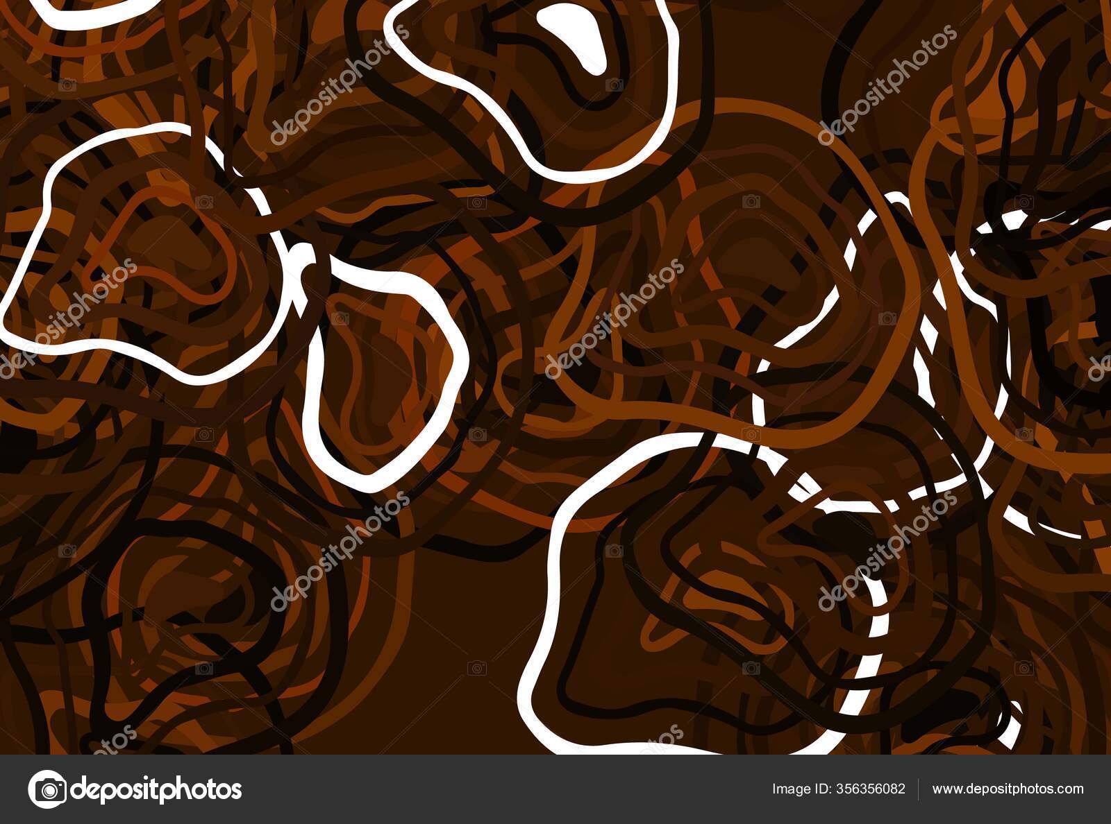 Light Brown Vector Texture Bent Lines Creative Illustration Halftone ...