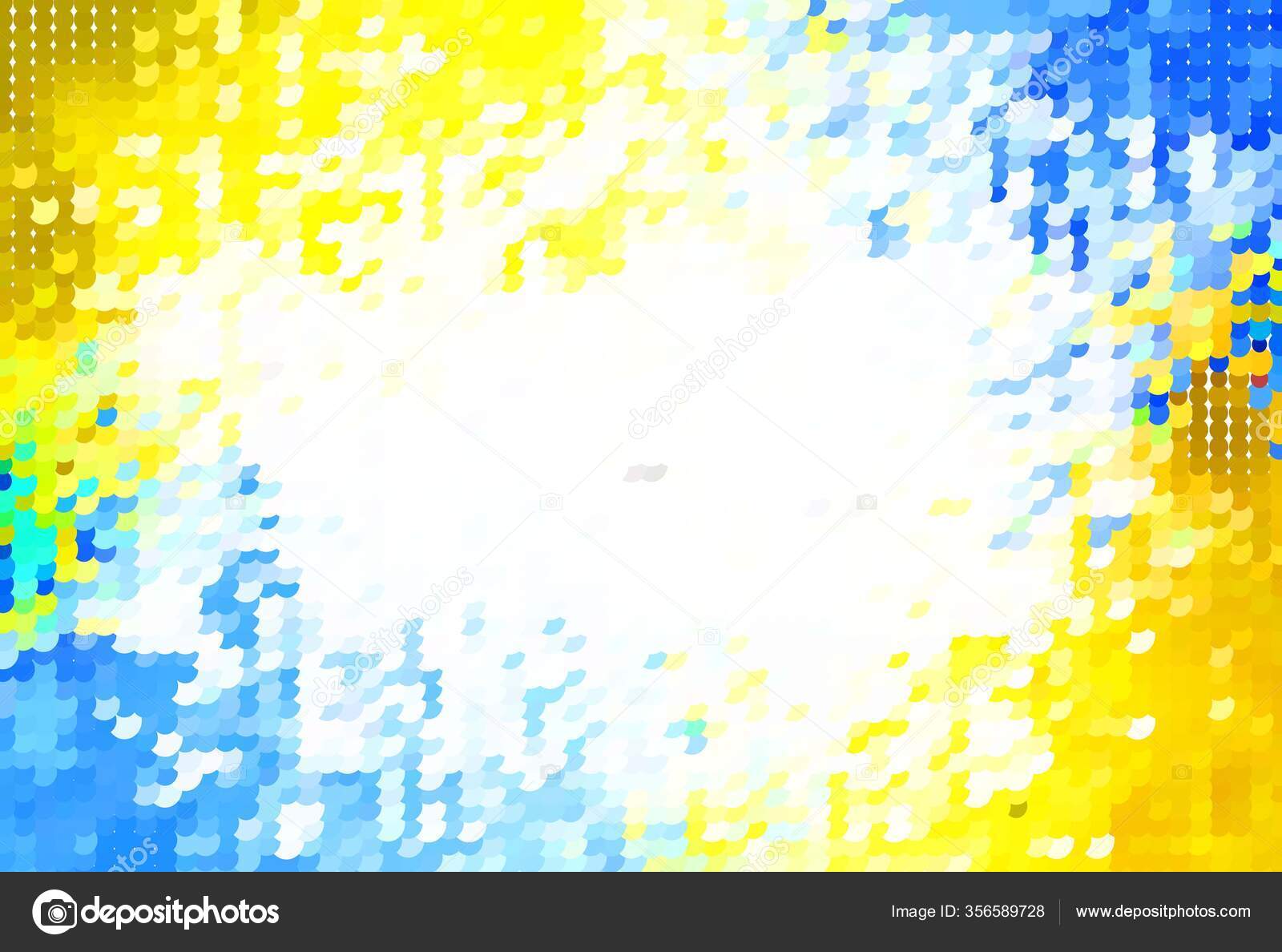 Light Blue Yellow Vector Backdrop Dots Beautiful Colored Illustration ...