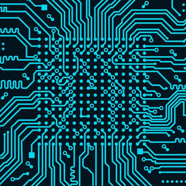 High tech electronic circuit board vector background Stock Vector Image ...
