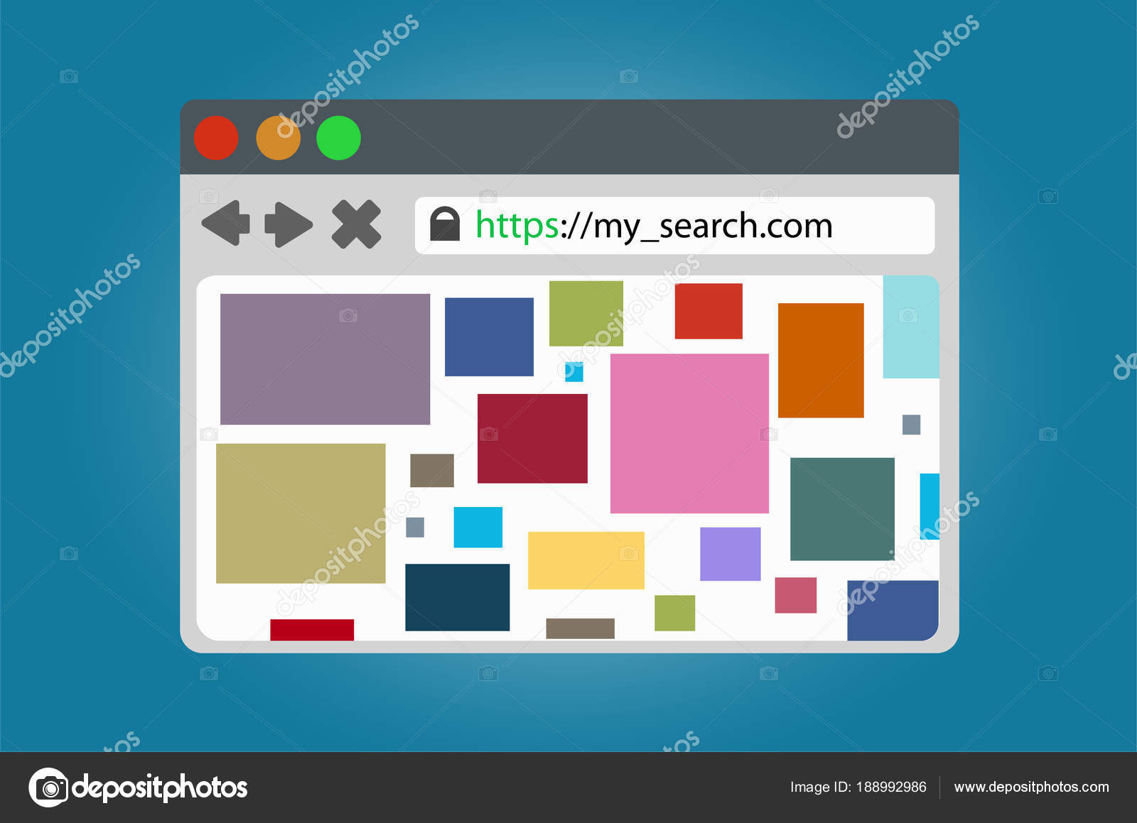Browser window for Internet access. Stock Vector Image by ©1000pixels #188992986
