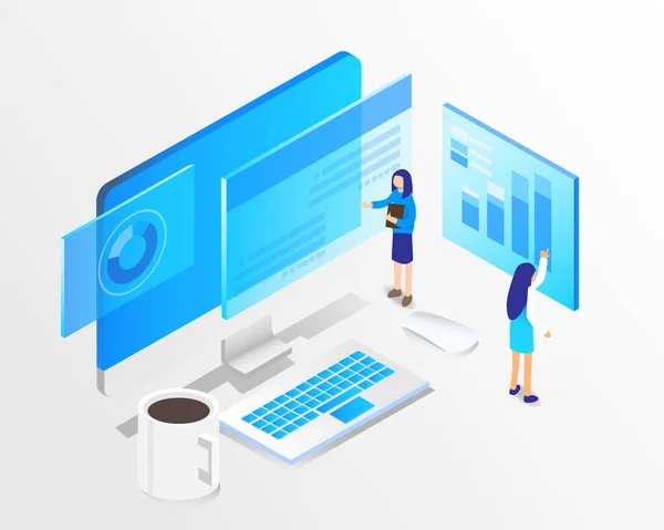 Business analysis system. vector illustration Stock Vector by ...