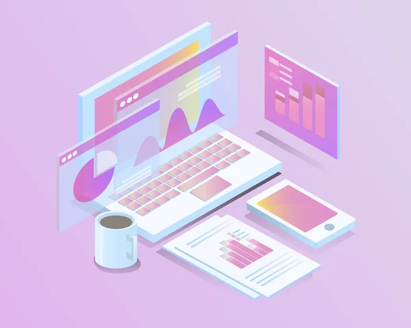 Business analysis system. vector illustration Stock Vector by ...