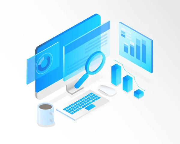 Business analysis system. vector illustration Stock Vector by ...