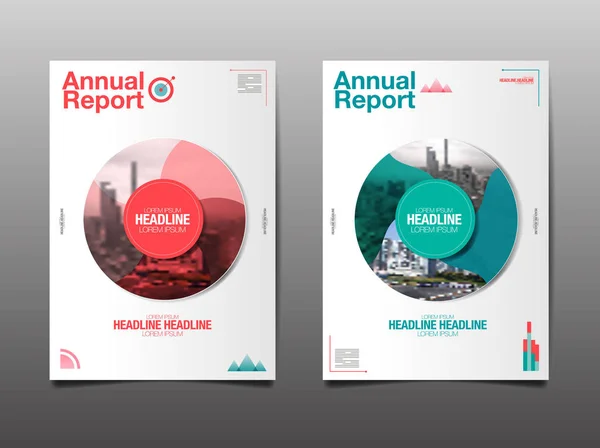 Annual Report 2023 2024 Template Layout Design Typography Flat Design ...