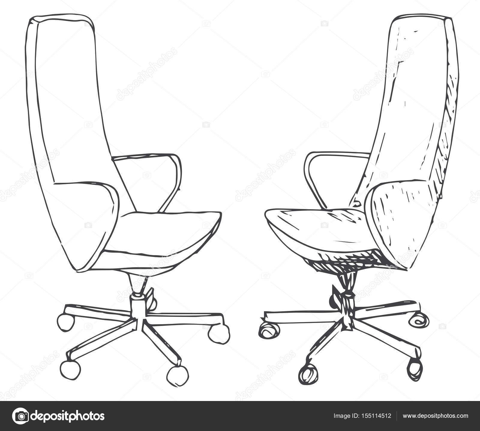 Office Chair Drawing