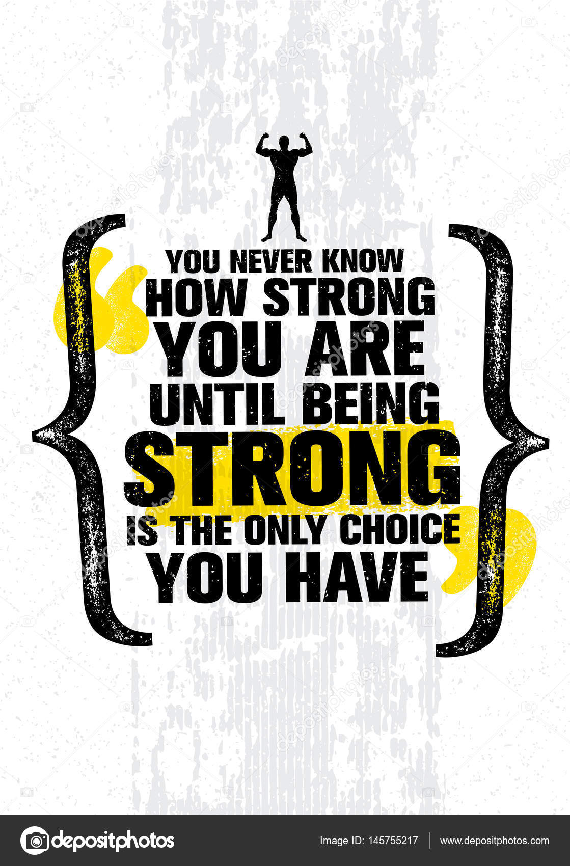 Gym Motivation Quote — Stock Vector © wow.subtropica #145755217