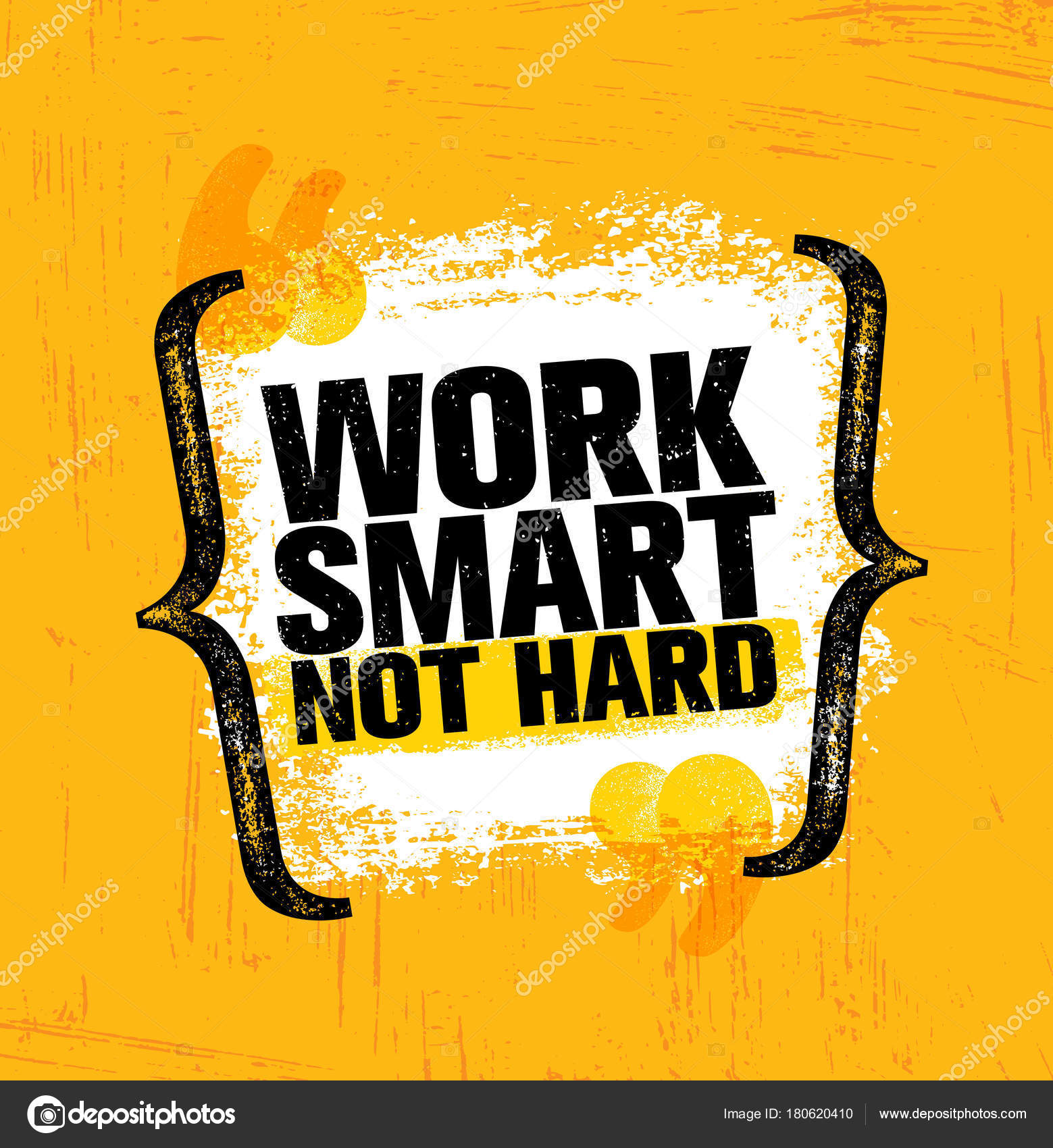 Work Smart Hard Inspiring Creative Motivation Quote Poster Template ...