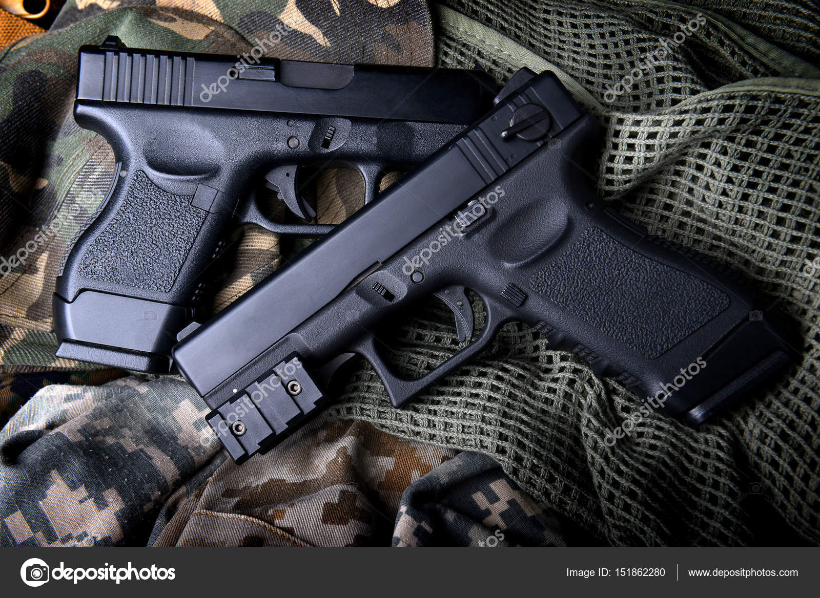 Pistal automatic short hand gun. Stock Photo by ©lewzsan.gmail.com ...