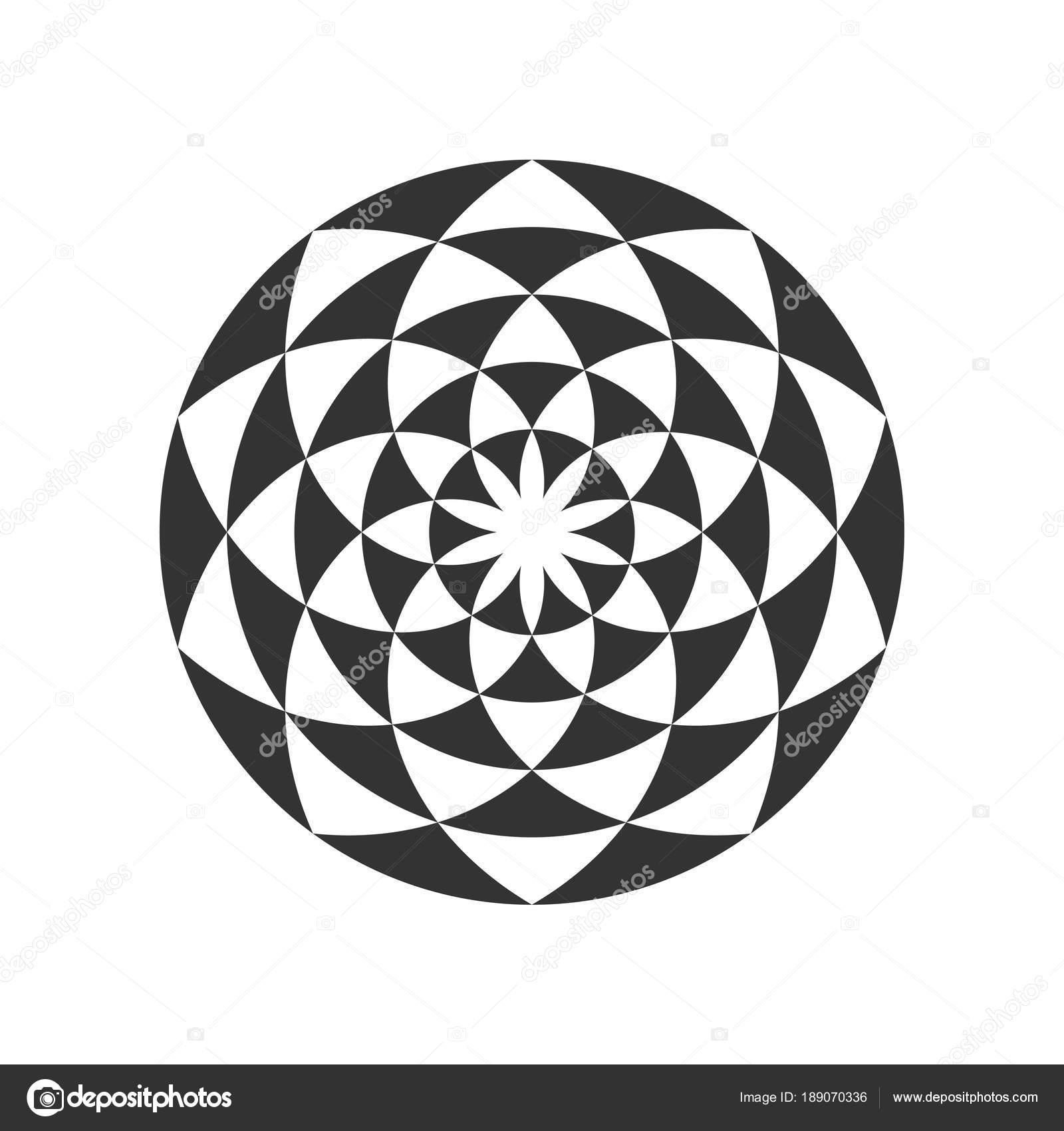Circular Fractal Design Element Stock Vector Image by ©ddok #189070336