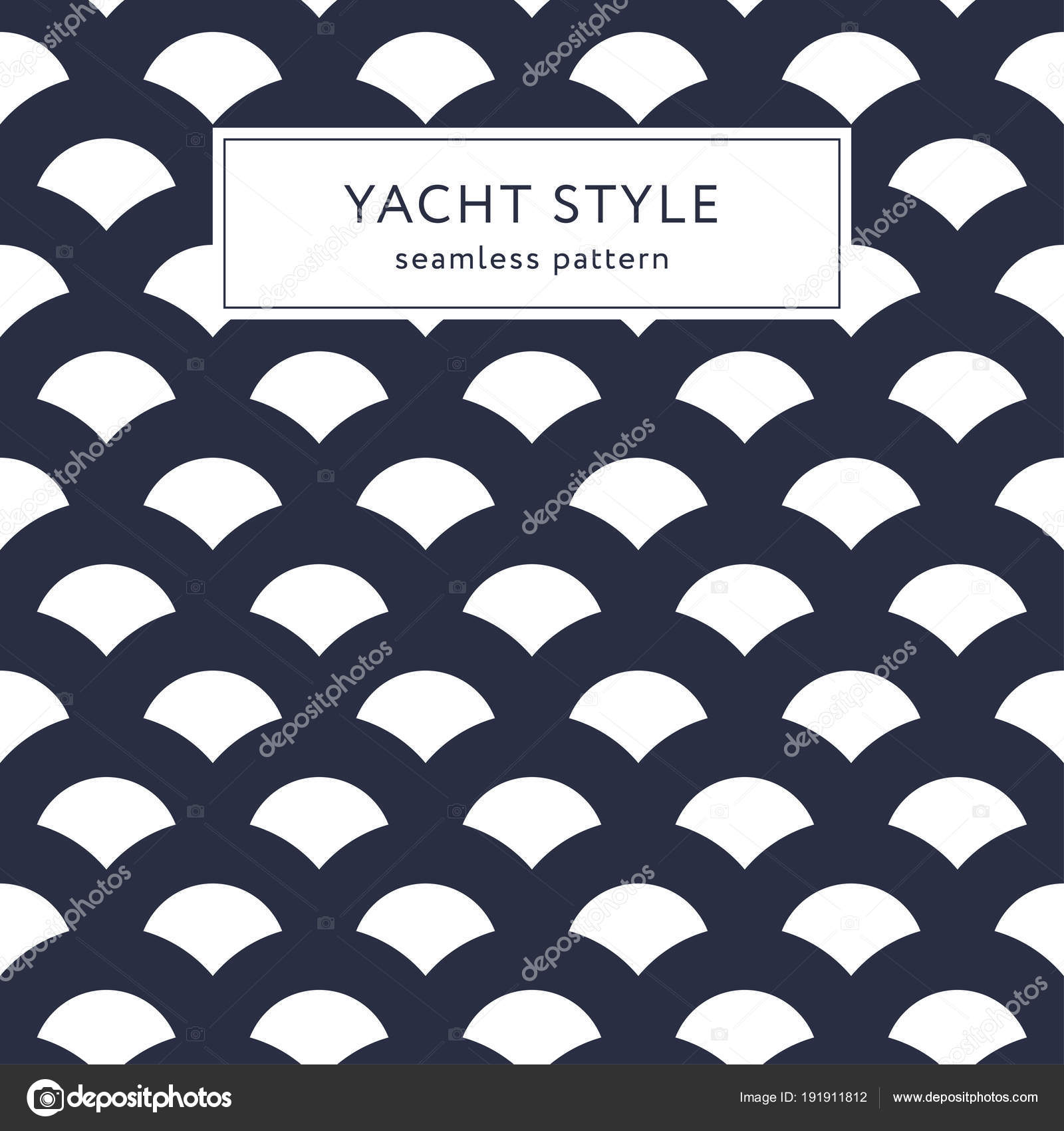 Geometric fish scales pattern Stock Vector Image by ©ddok #191911812