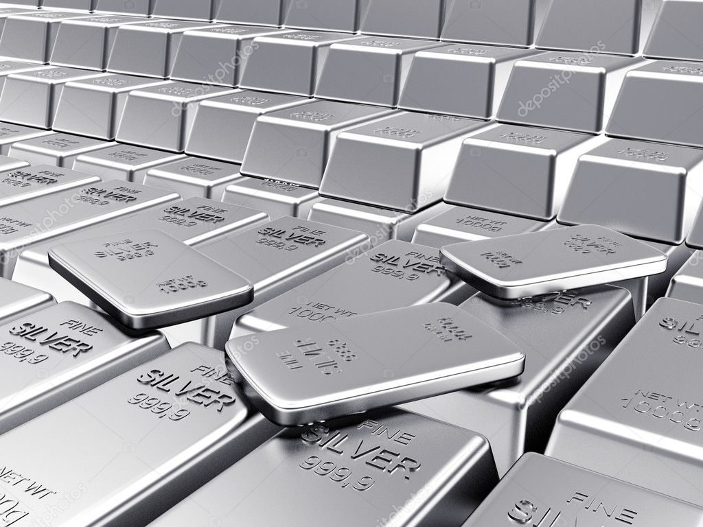 Silver Bars Wallpaper