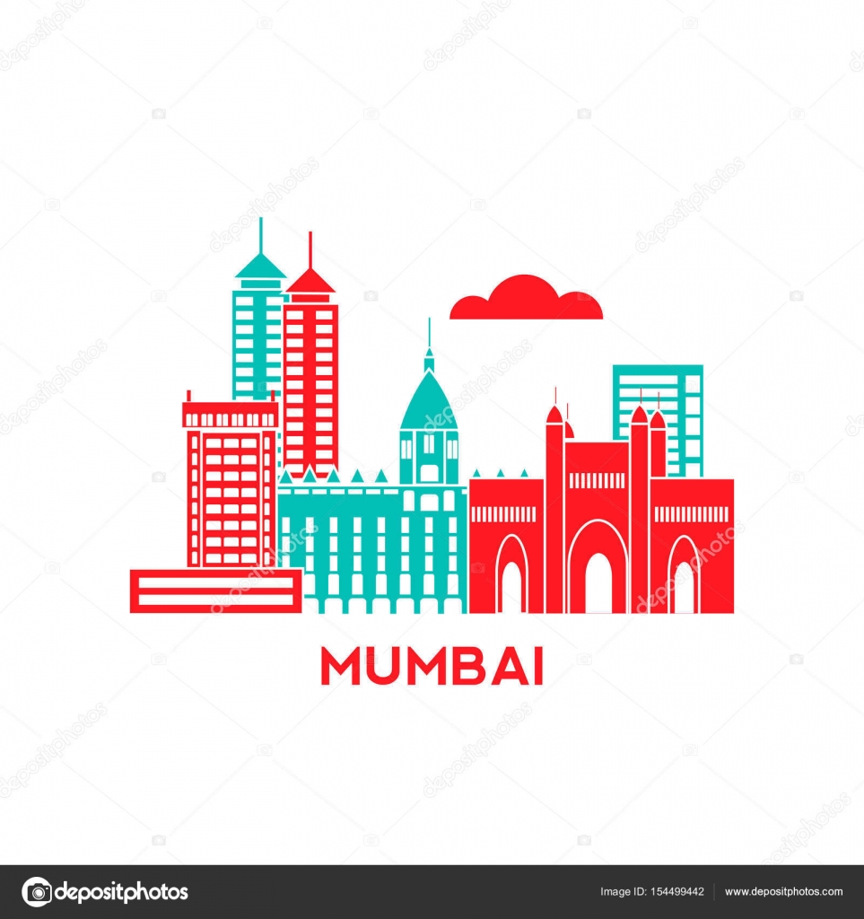 Mumbai buildings skyline Stock Vector Image by ©genadiymolnia.gmail.com ...