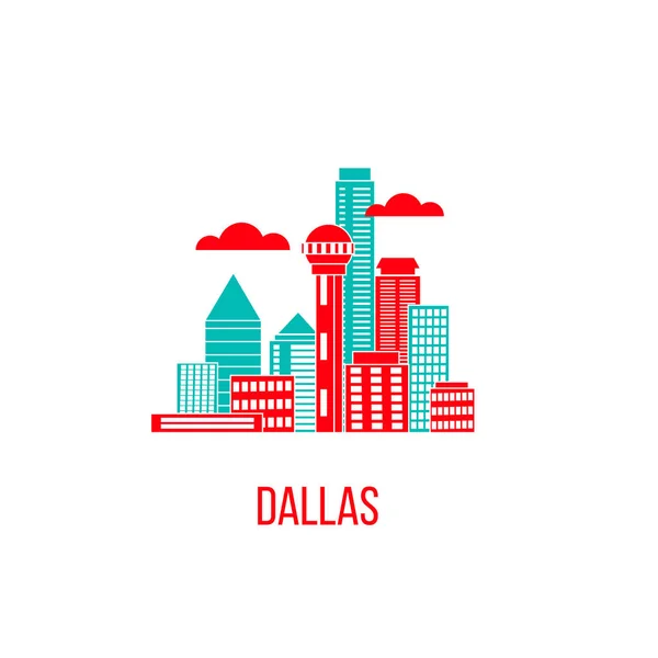 Dallas skyline Vector Art Stock Images | Depositphotos