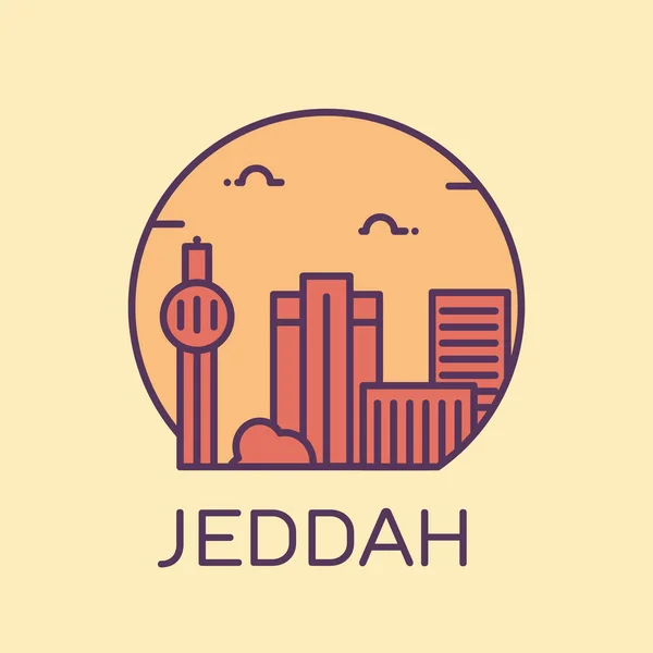 Jeddah city Vector Art Stock Images | Depositphotos