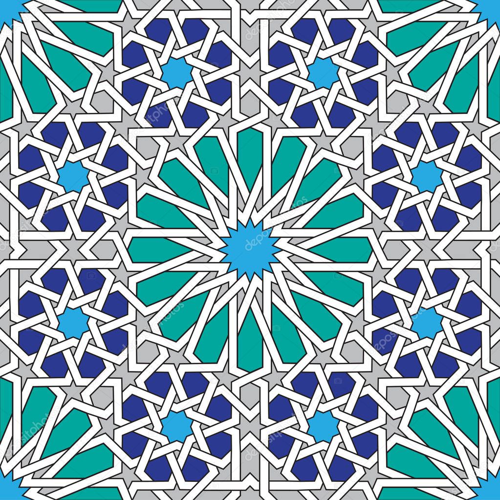 Islamic seamless pattern — Stock Vector © Koraysa #138977036