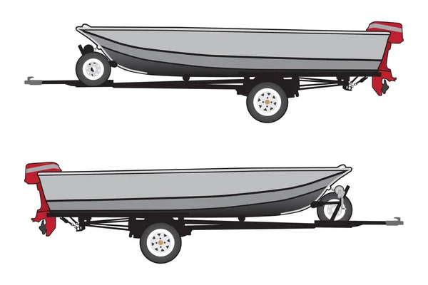 Boat trailer Vector Images | Depositphotos