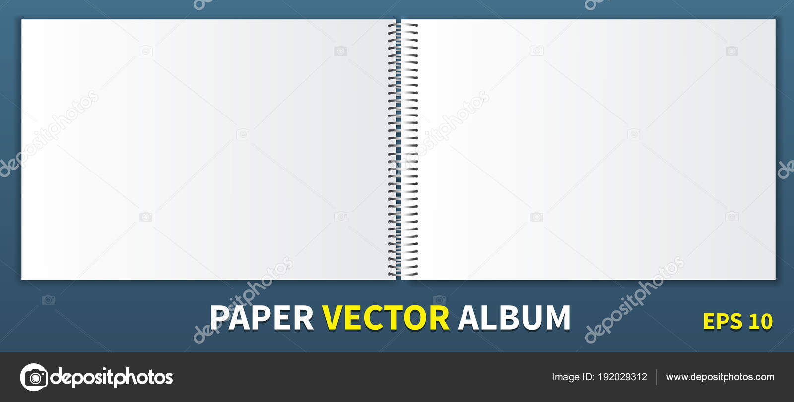 Paper vector album Stock Vector Image by ©danilina.olga.gmail.com ...