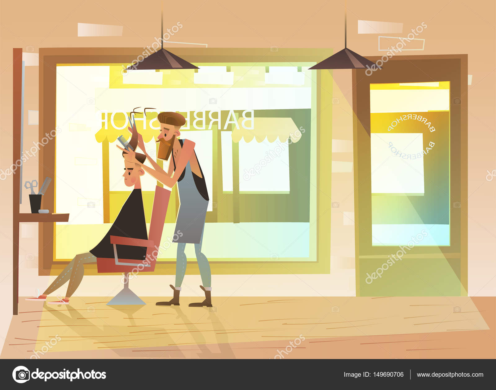 Cartoon hipster barber character Stock Vector Image by ©andrei ... Cartoon hipster barber character Stock Vector Image by ©andrei ...