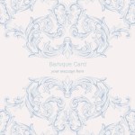 Vintage Baroque envelope Invitation card Imperial style. Vector decor ...