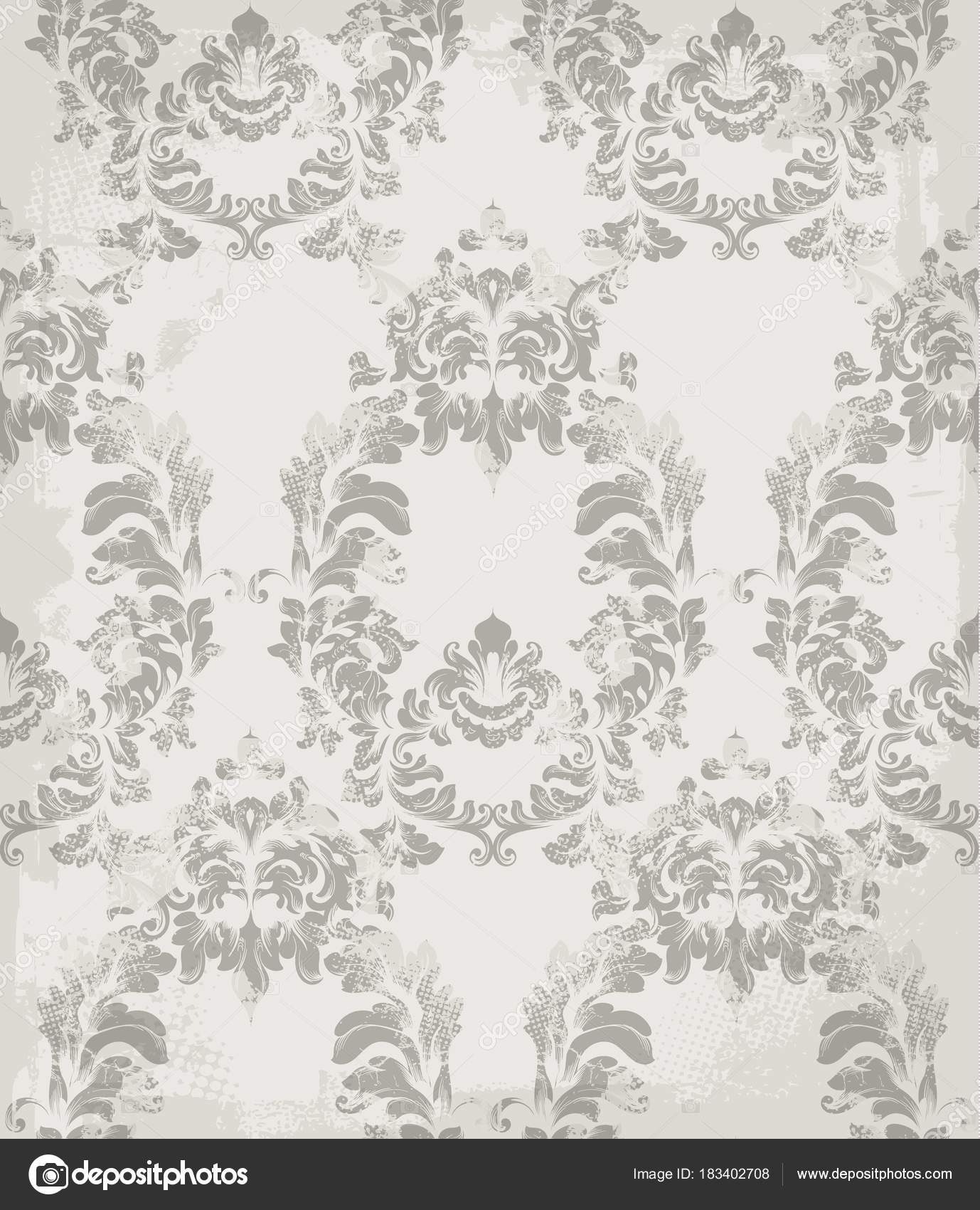 Baroque pattern Vector. Royal fabric background. Luxury texture decors ...