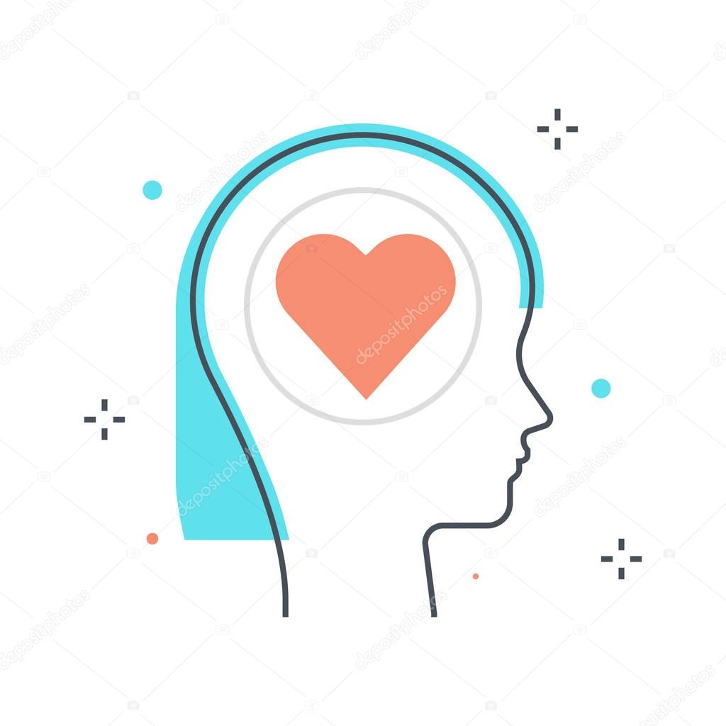 Color line, thinking speed illustration concept illustration, ic Stock ...