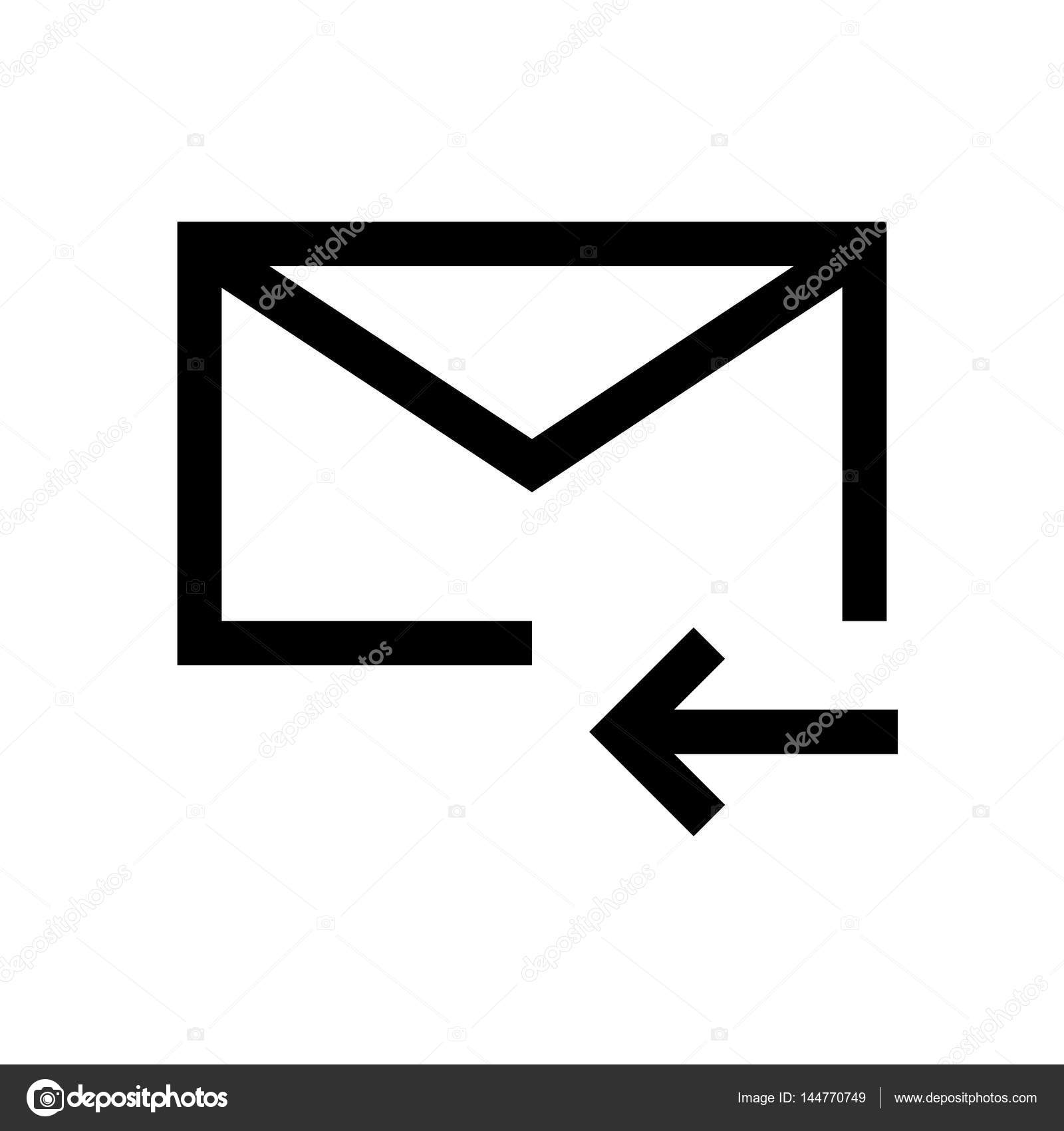 Mail, email mini line — Stock Vector © Howcolour #144770749