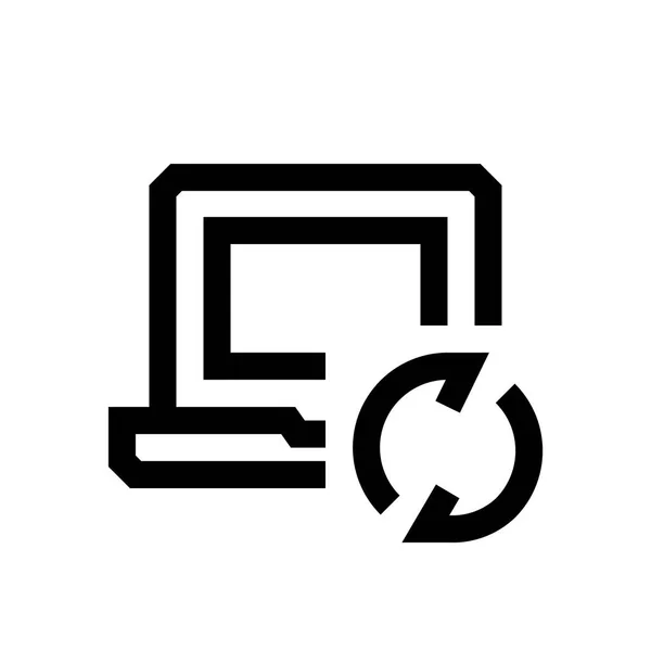 Computer mini line icon Stock Vector by ©Howcolour 144810671
