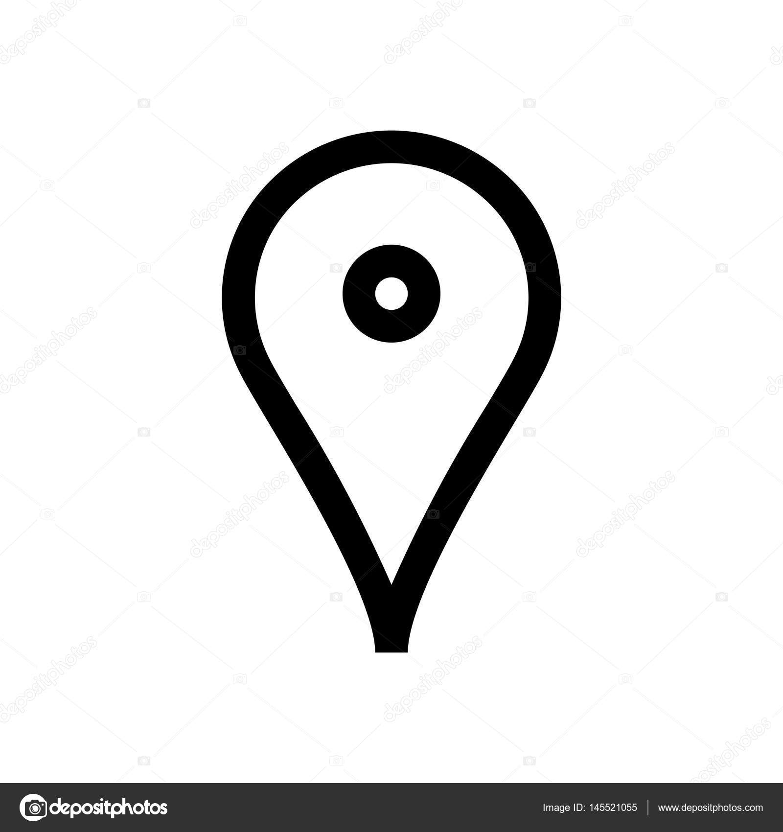 Location mini line, icon Stock Vector by ©Howcolour 145521055