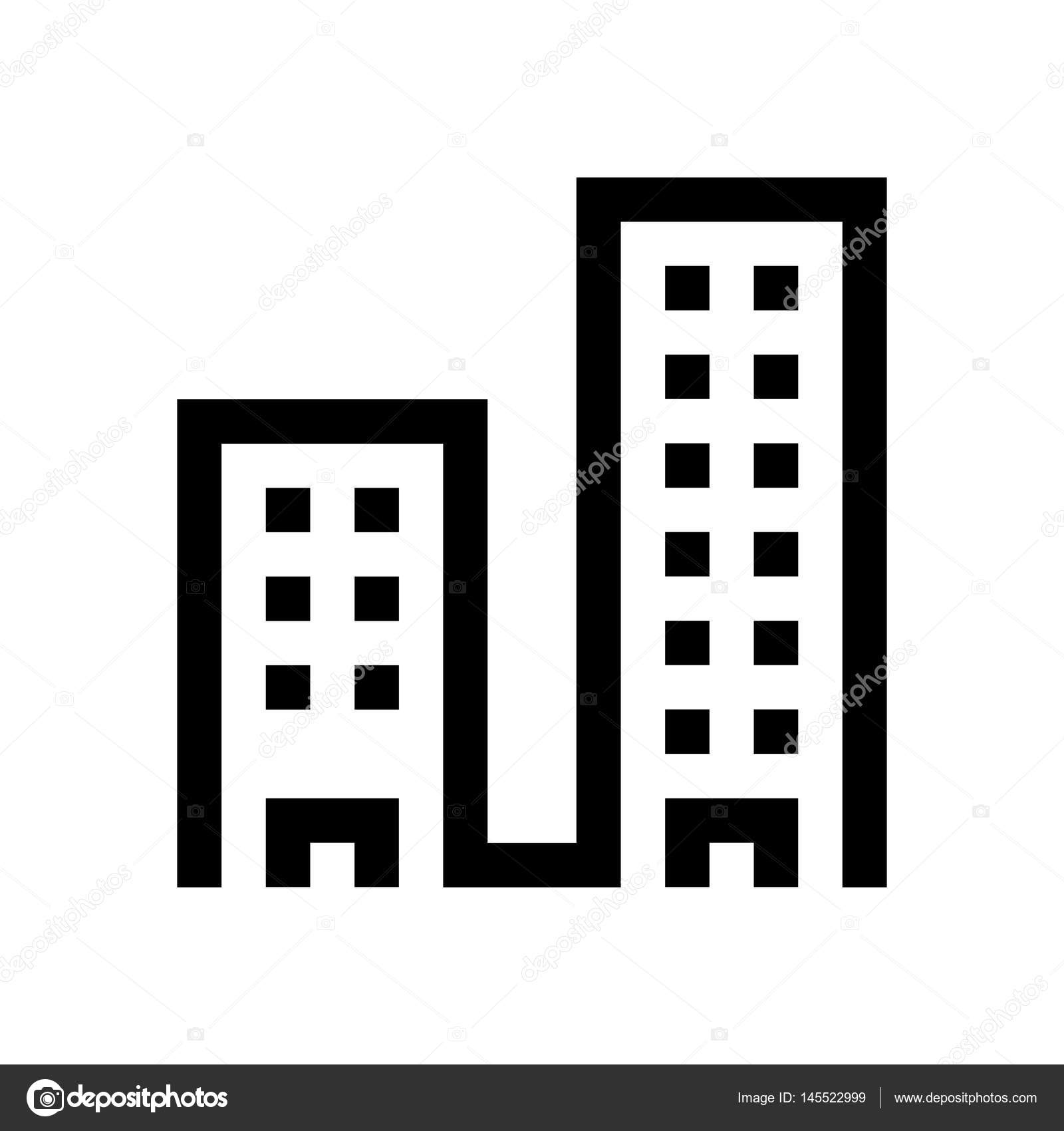 Building mini line, icon Stock Vector Image by ©Howcolour #145522999