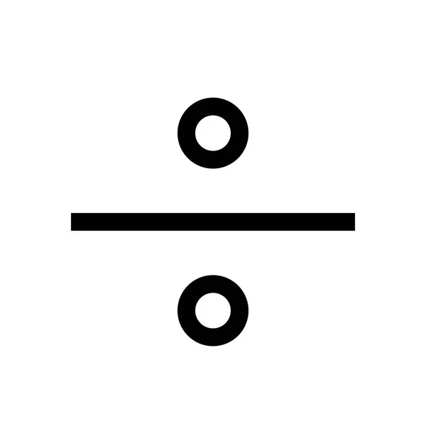 Math sign mini line, icon Stock Vector by ©Howcolour 145524279