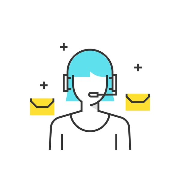 Male customer service icon Stock Vector Image by ©Howcolour #98443020