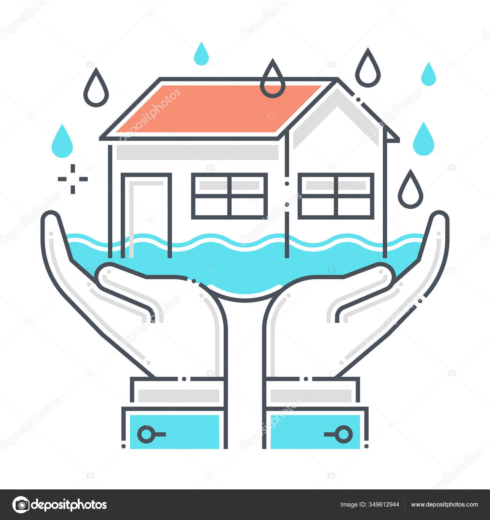 Flood Water Clip Art