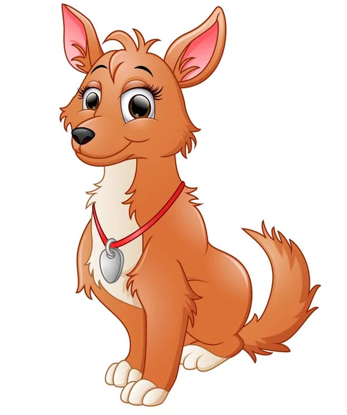 Female dog cartoon illustration Vector Art Stock Images | Depositphotos