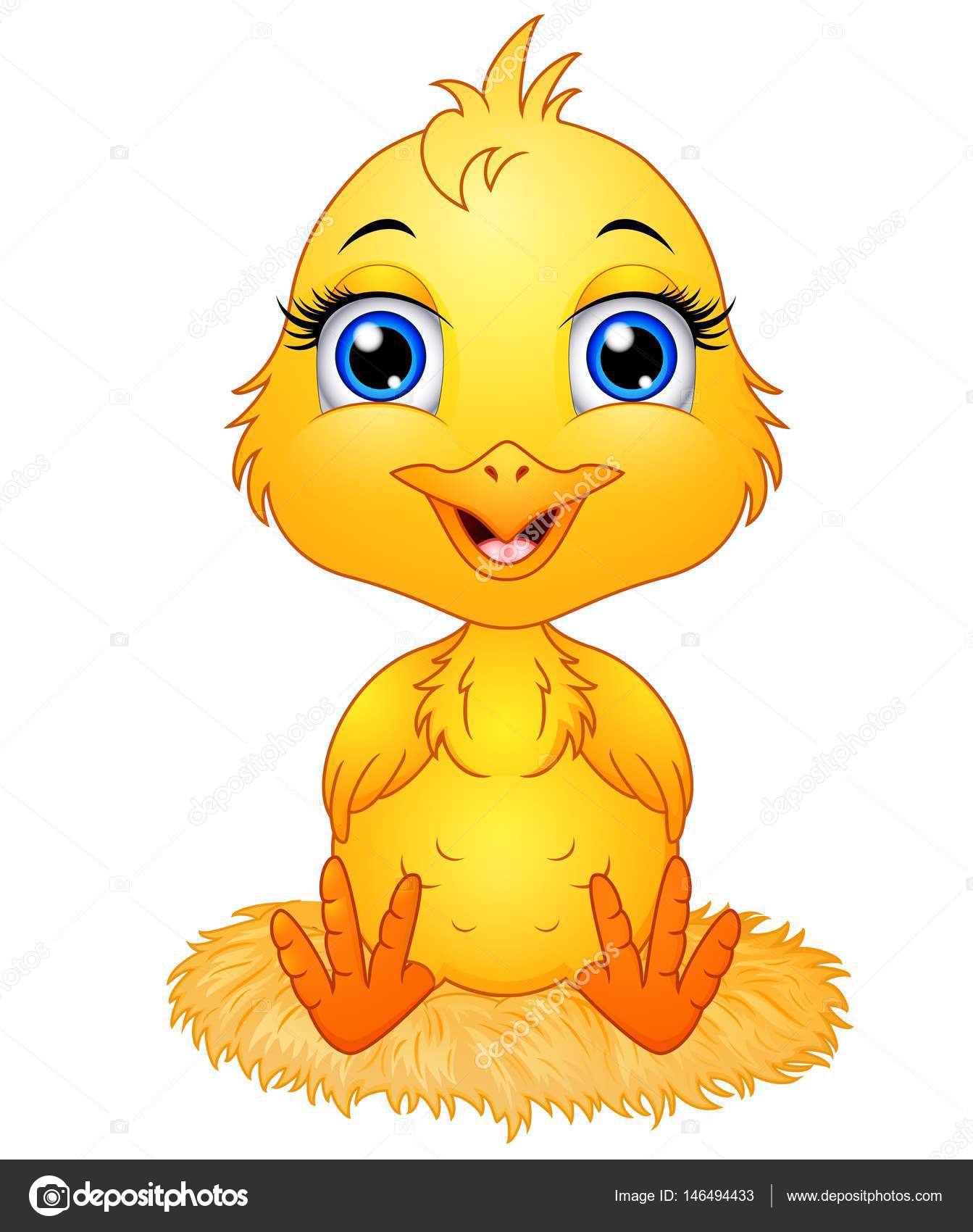 Pollito Dibujo Animado