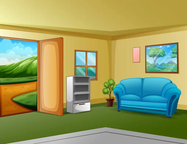 Cartoon Background Room