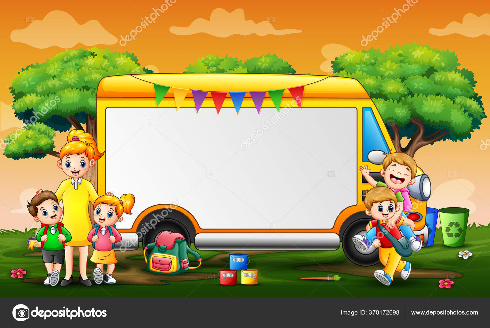 Frame Border Design For Kids Landscape - Infoupdate.org