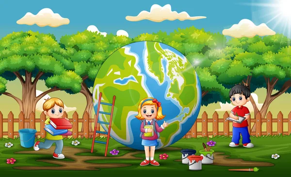 100,000 Kids earth Vector Images | Depositphotos