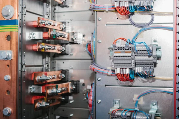 Low voltage cabinet. Uninterrupted power. Electrical power. — Stock ...