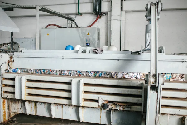 Waste processing plant. Technological process. Recycling and storage of ...