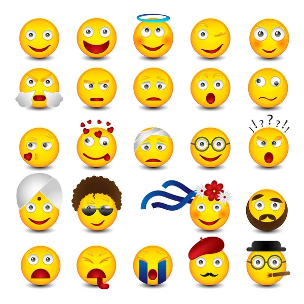 Classic Emoticons set — Stock Vector © ober-art #140895272